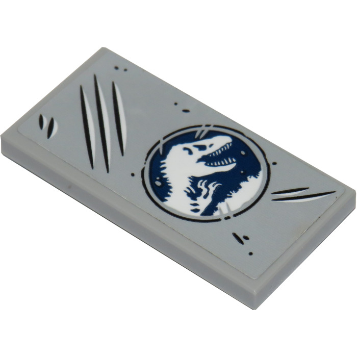 レゴ タイル 2 x 4 と Jurassic World ロゴ と Scratches ステッカー (87079) | Brick Owl ...