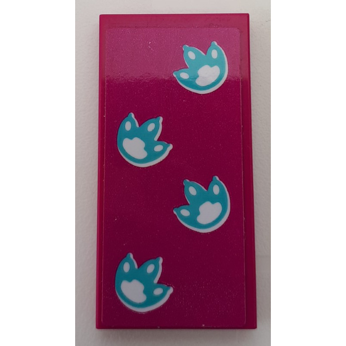 LEGO Tile 2 x 4 with Paw prints Sticker (87079) | Brick Owl - LEGO ...