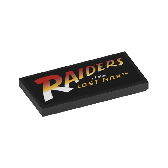 LEGO Tile 2 x 4 with 'RAIDERS of the LOST ARK™' Sticker (87079) | Brick ...