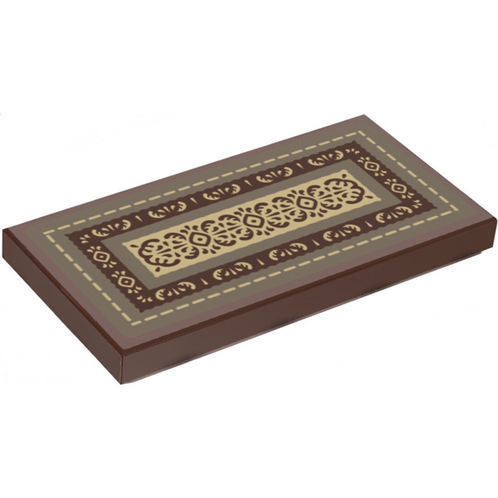 LEGO Tile 2 x 4 with Rug Sticker (87079) | Brick Owl - LEGO Marketplace