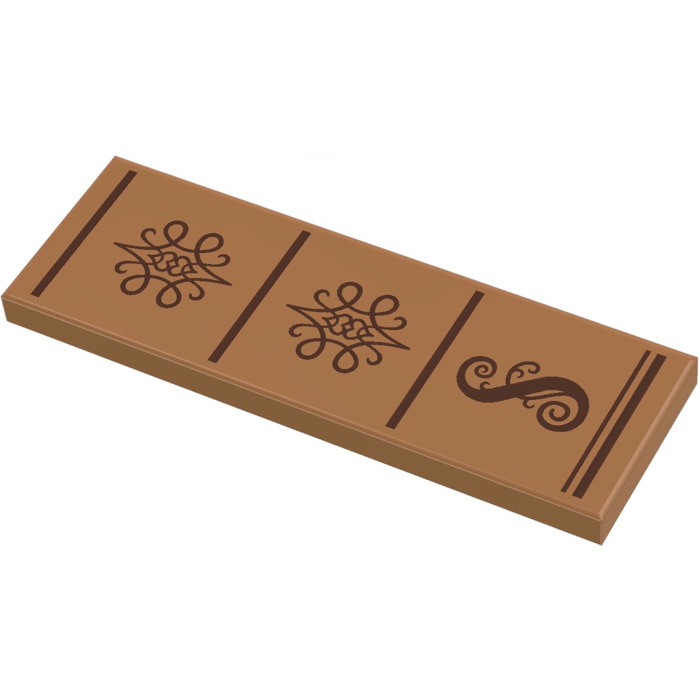 LEGO Tile 2 x 6 with Decorative Book Spine Sticker (69729) | Brick Owl ...