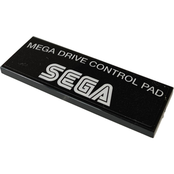 LEGO Tile 2 x 6 with Mega Drive Control Pad SEGA Sticker (69729 ...