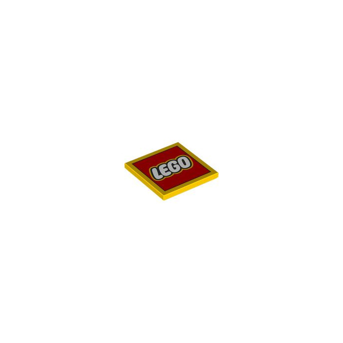 LEGO Tile 4 x 4 with LEGO Logo (1751 / 107596) | Brick Owl