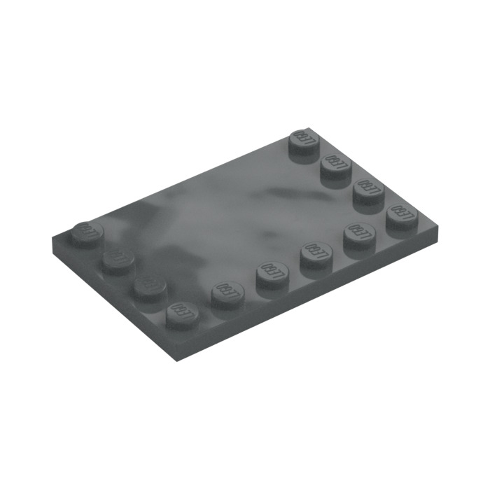 LEGO Tile 4 x 6 with Studs on 3 Edges (6180) | Brick Owl