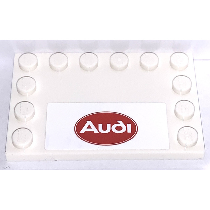 LEGO Tile 4 x 6 with Studs on 3 Edges with Audi Sticker (6180) | Brick ...