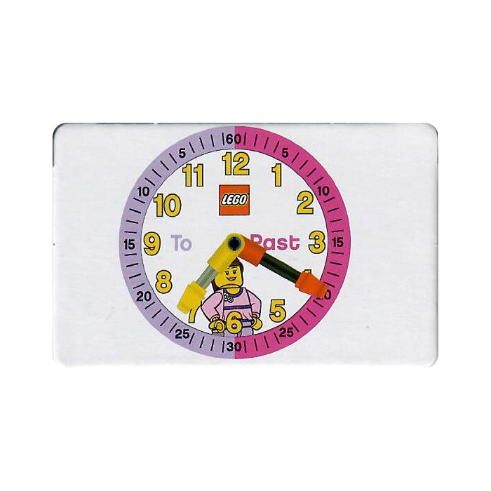 LEGO Time Teacher Activity Card, girl - 07.20 p.m. | Brick Owl - LEGO ...