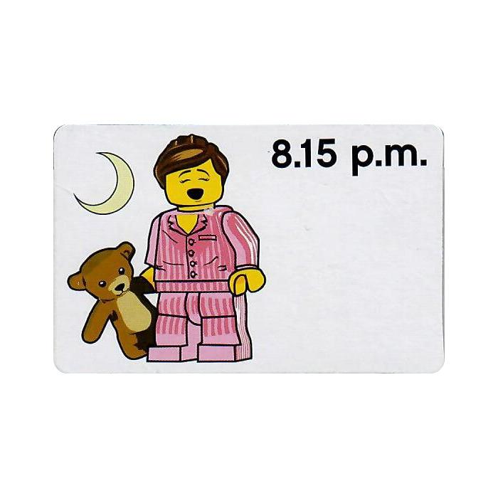 LEGO Time Teacher Activity Card, girl - 08.15 p.m. | Brick Owl - LEGO ...