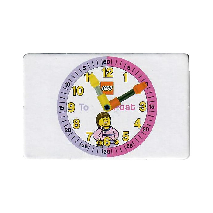 LEGO Time Teacher Activity Card, girl - 11.10 a.m. | Brick Owl - LEGO ...
