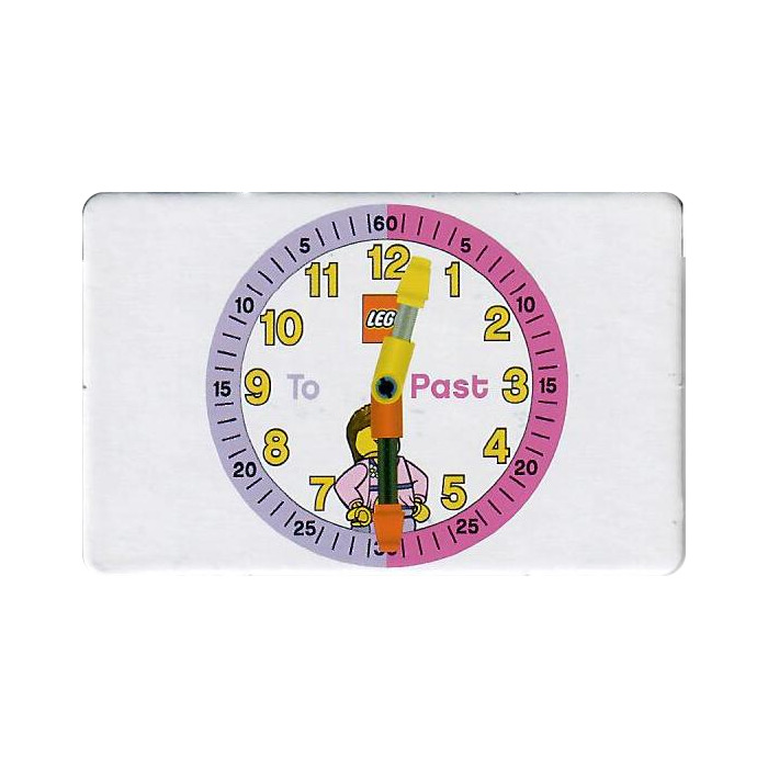 LEGO Time Teacher Activity Card, girl - 12.30 p.m. | Brick Owl - LEGO ...