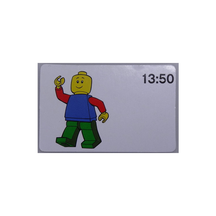 LEGO Time-teaching activity cards 13:50 | Brick Owl - LEGO Marketplace