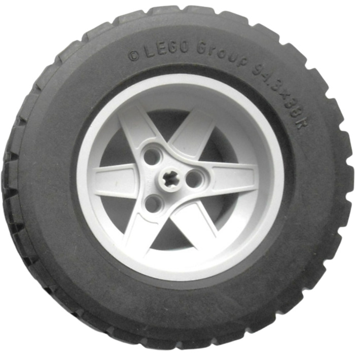 LEGO Tire 94.3 x 38 R with Rim 56 X 34 with 3 Holes (44772) Inventory ...