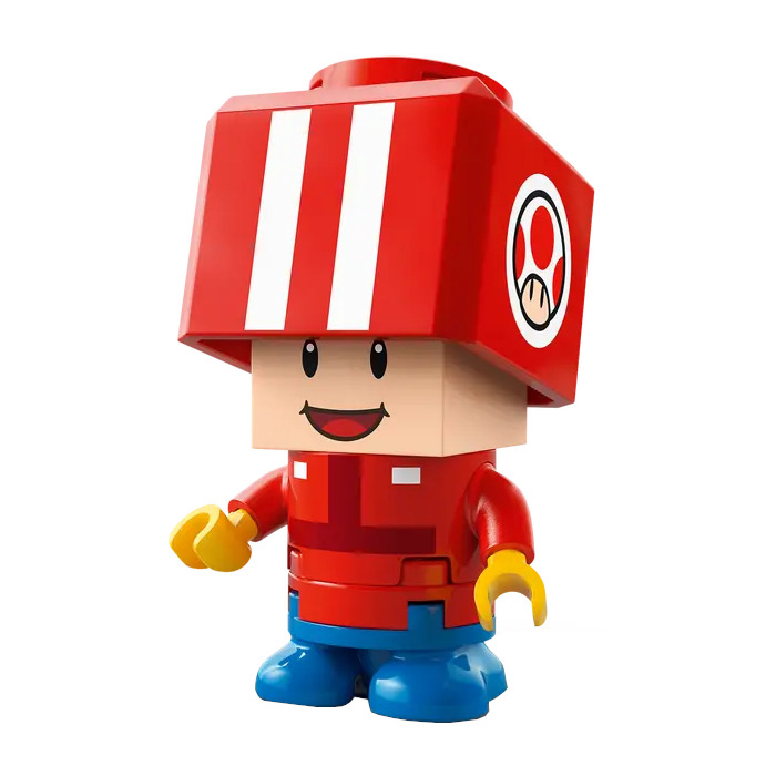 LEGO Toad with Pit Crew Uniform Minifigure | Brick Owl - LEGO Marketplace