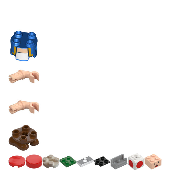 LEGO Toad with Surprised Face Minifigure | Brick Owl