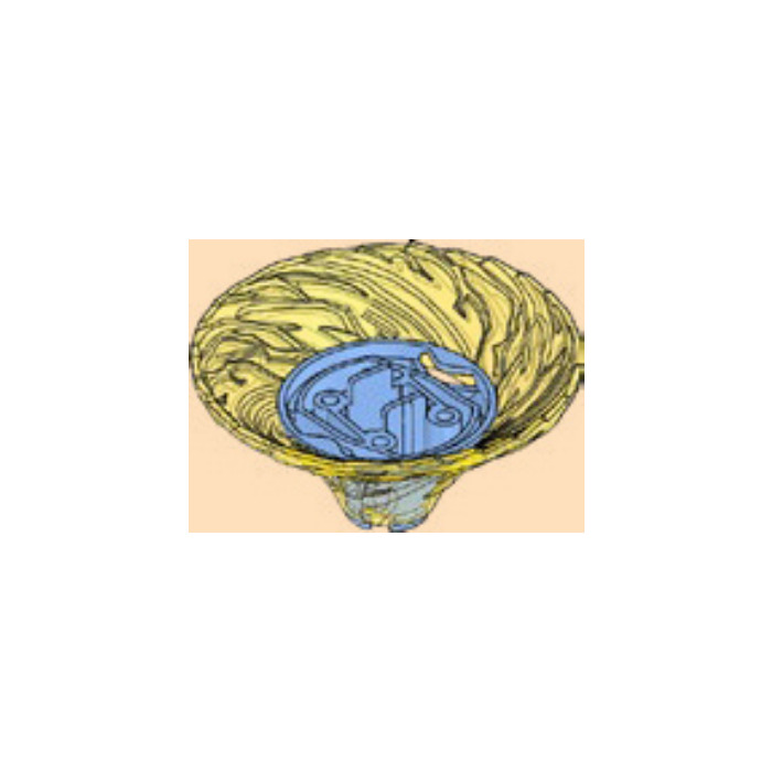 LEGO Tornado Spiral Wide with Marbled Transparent Yellow | Brick Owl ...