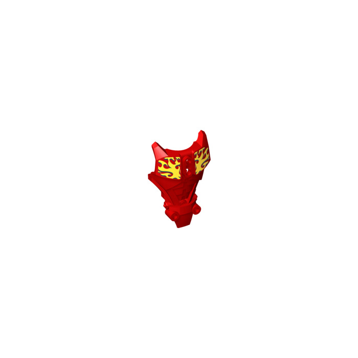 LEGO Torso Armor with Chest and Hip Holes with Yellow Flames (73711 / ...