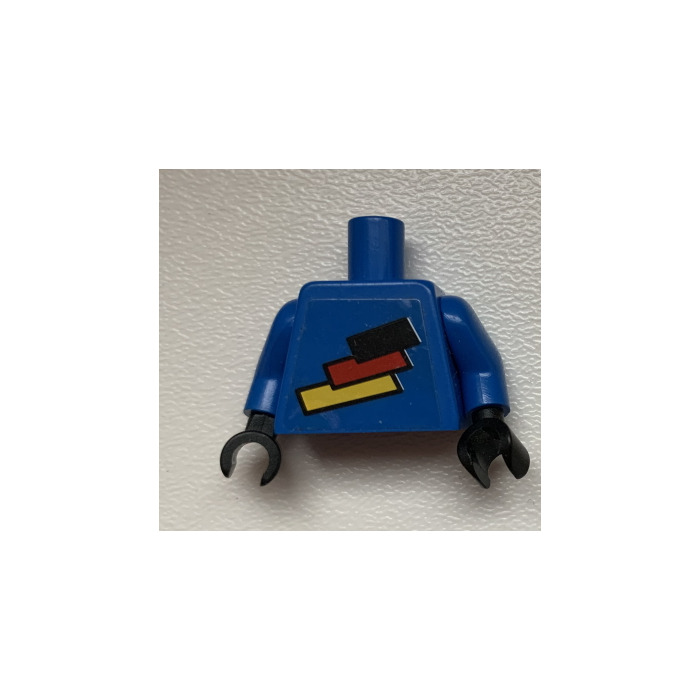 LEGO Torso with German Flag and Variable Number on Back (973) Inventory ...