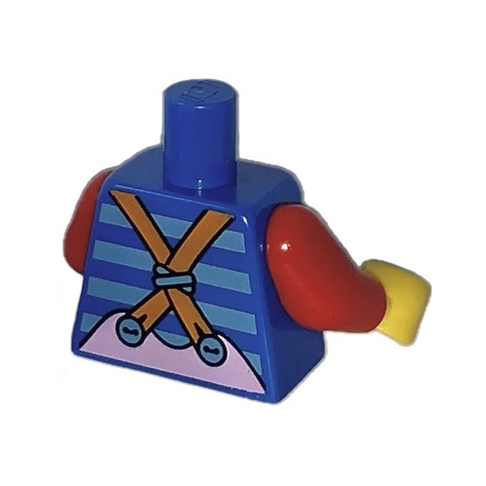 LEGO Torso with Green Bowtie (973) | Brick Owl - LEGO Marketplace