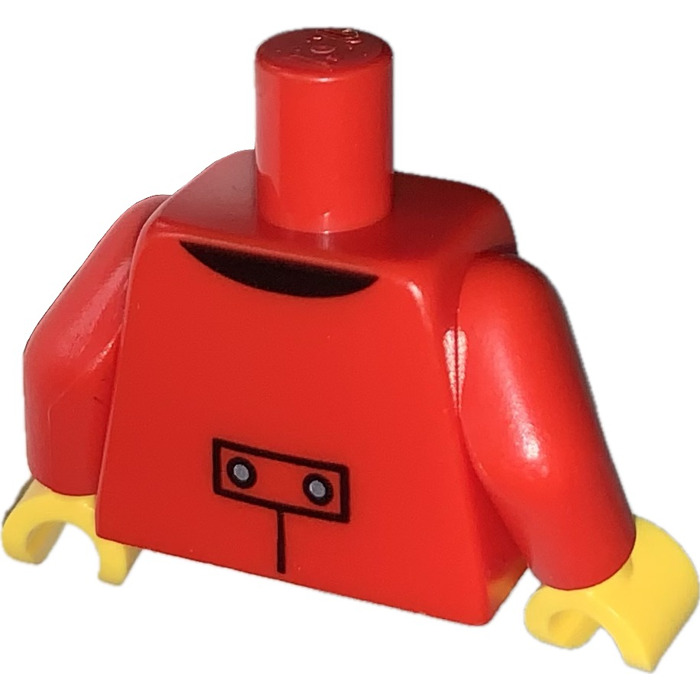 LEGO Torso with Red Riding Jacket (973) | Brick Owl - LEGO Marketplace