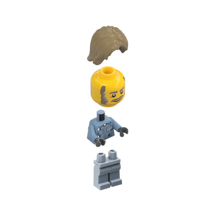 LEGO Tow Truck Driver with Sand Blue Uniform Minifigure | Brick Owl ...