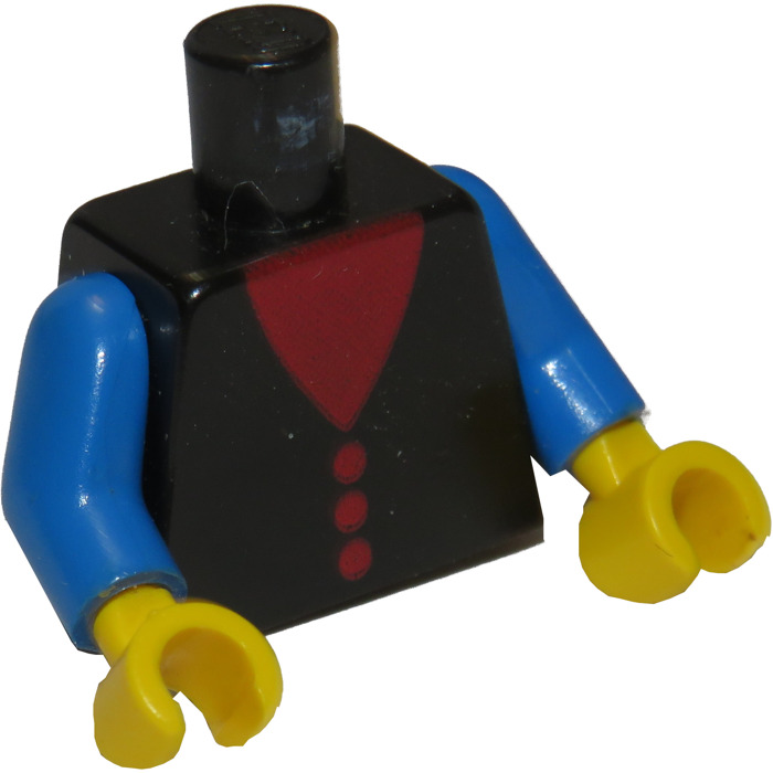 LEGO Town Square Male with 3 Red Buttons Shirt Torso (973) | Brick Owl ...
