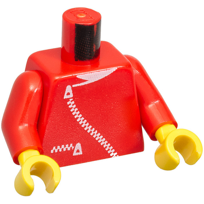 LEGO Town Torso with Curved Zipper (973) | Brick Owl - LEGO Marketplace