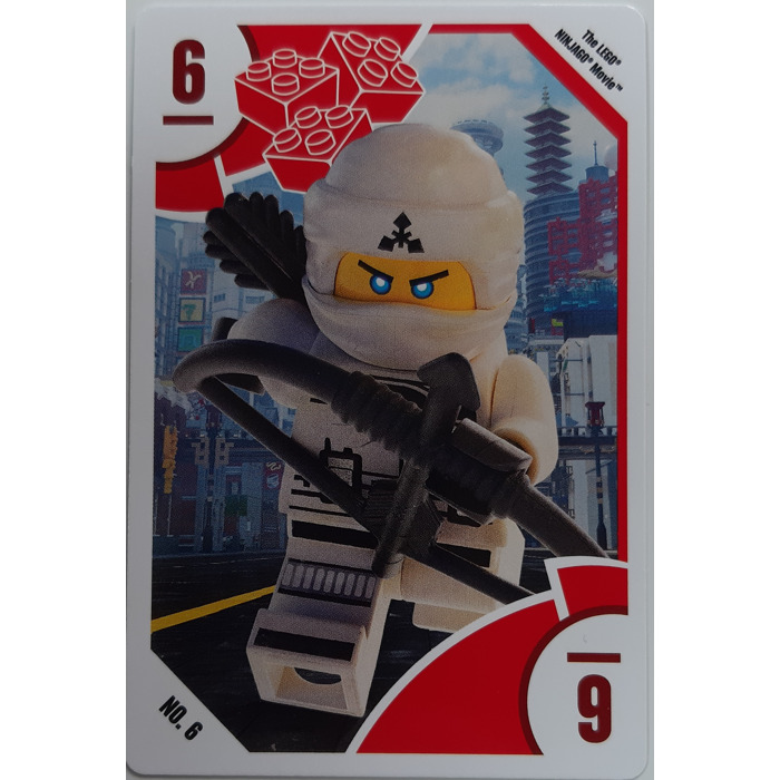 LEGO Toys R Us trading card - 06 - The Ninjago Movie - Zane | Brick Owl ...