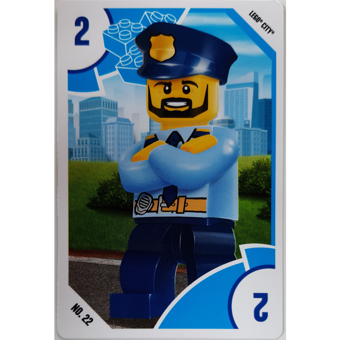 LEGO Toys R Us trading card - 22 - City - Police Officer | Brick Owl ...