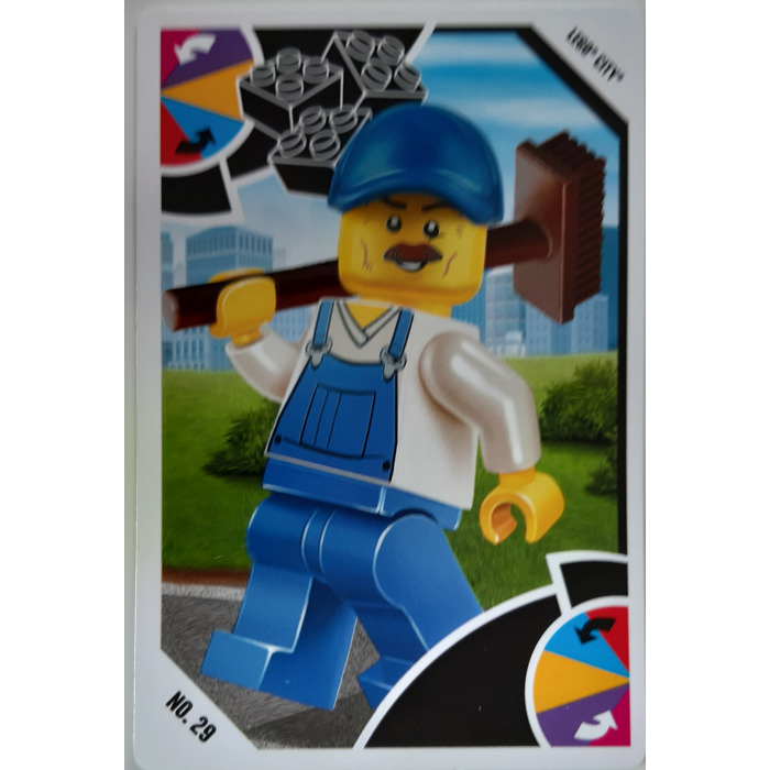 LEGO Toys R Us trading card - 29 - City - Garbage Man | Brick Owl ...