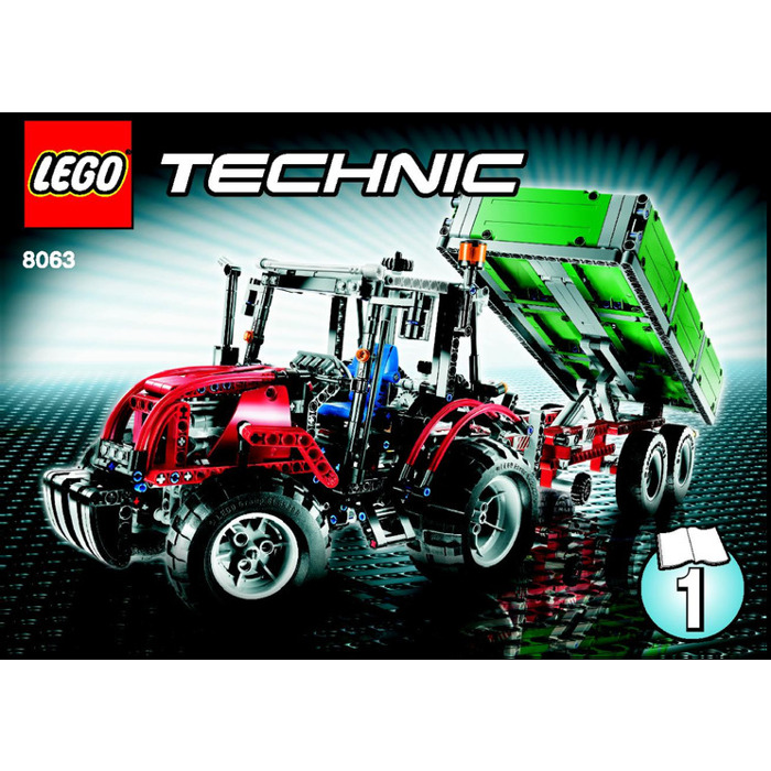 LEGO Tractor with Trailer Set 8063 Instructions | Brick Owl - LEGO ...