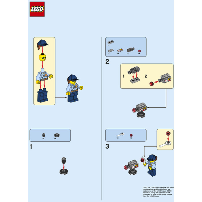 LEGO Traffic Cop Set 951910 Instructions | Brick Owl - LEGO Marketplace