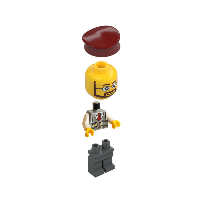 LEGO Train Conductor Minifigure | Brick Owl - LEGO Marketplace