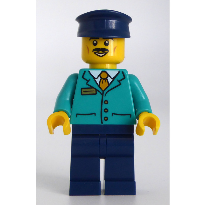 LEGO Train Conductor Minifigure | Brick Owl - LEGO Marketplace