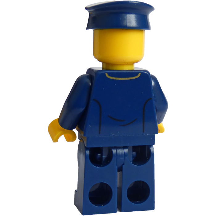LEGO Train Conductor with Dark Blue Uniform Minifigure | Brick Owl ...