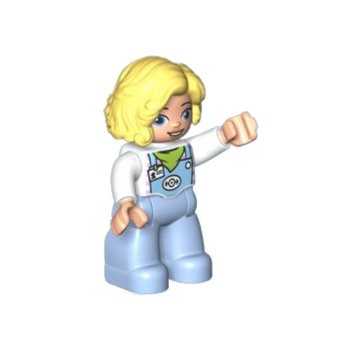 LEGO Train Driver with Blue Overalls Duplo Figure | Brick Owl - LEGO ...