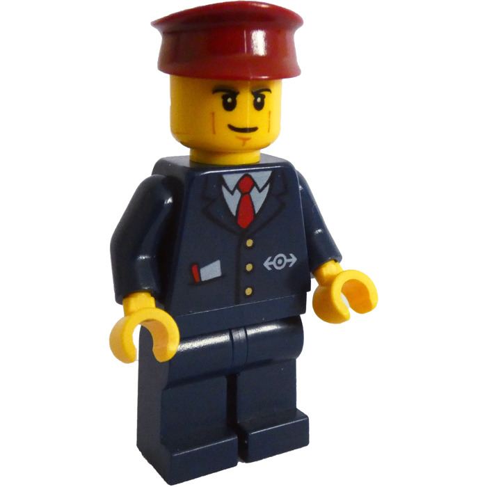 LEGO Train Station Conductor Minifigure | Brick Owl - LEGO Marketplace