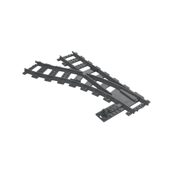 LEGO RC Train Track Switch Point - Left (18612 / 53407) | Brick Owl ...
