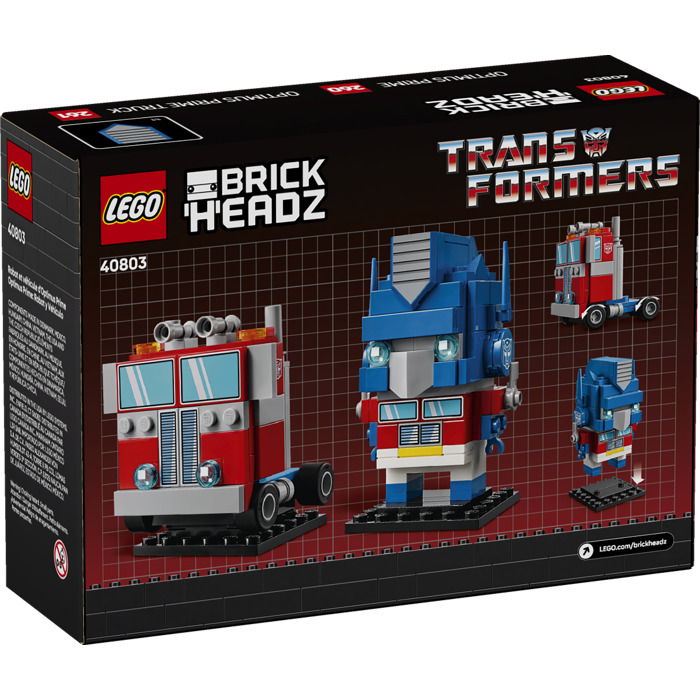 LEGO Transformers: Optimus Prime Robot & Vehicle Set 40803 | Brick Owl ...