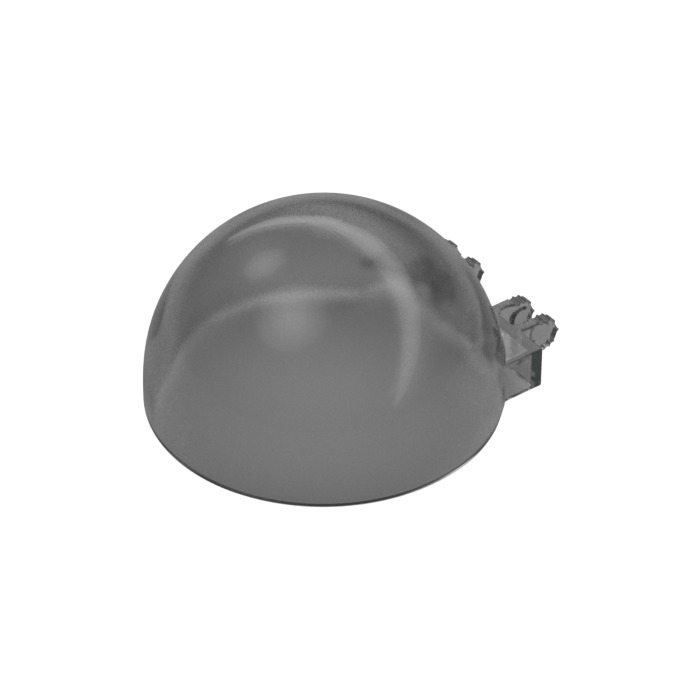 LEGO Transparent Black Dome 6 x 6 x 3 with Hinge Stubs (50747 / 52979 ...