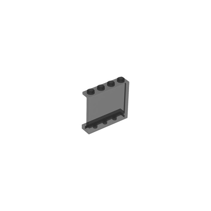 LEGO Transparent Black Panel 1 x 4 x 3 with Side Supports (35323 / ...