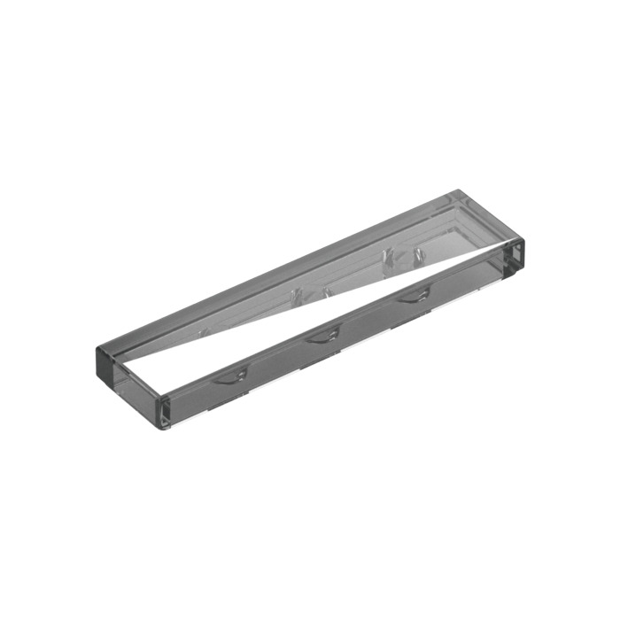 LEGO Tile 1 x 4 with White Triangle (Left) (2431 / 113744) | Brick Owl ...