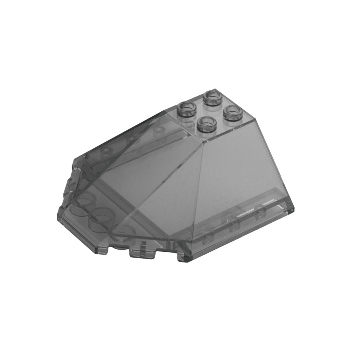 LEGO Transparent Black Windscreen 6 x 6 x 2 (35331 / 35332) | Brick Owl