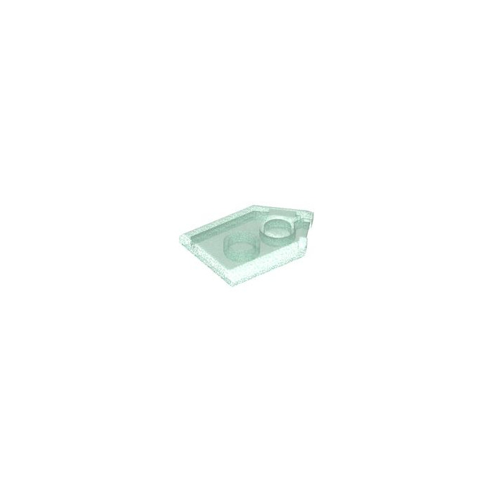 LEGO Transparent Blue Opal Tile 2 x 3 Pentagonal (22385 / 35341 ...