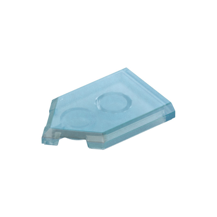 LEGO Transparent Blue Opal Tile 2 x 3 Pentagonal (22385 / 35341 ...