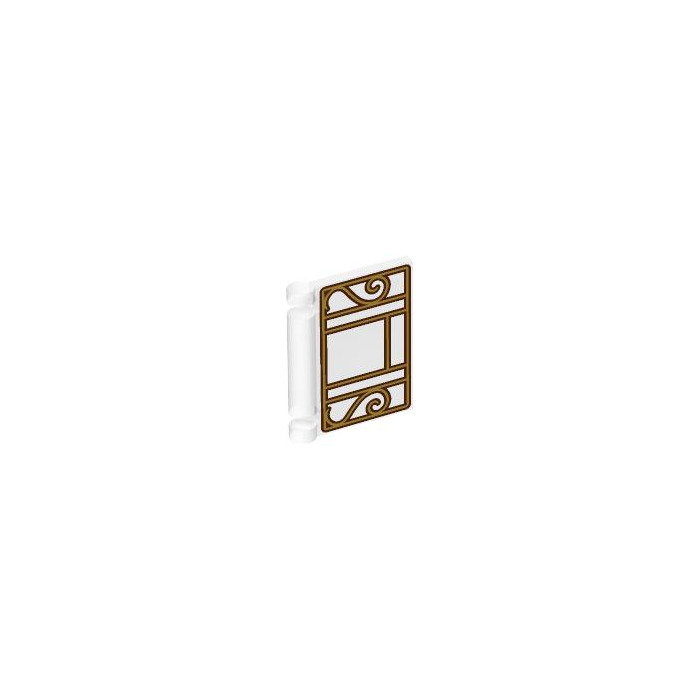 LEGO Transparent Book Cover with Gold Window Lines (24093) | Brick Owl ...
