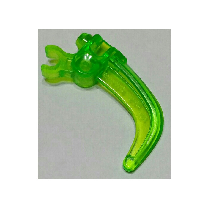 LEGO Transparent Bright Green Claw with Clip (Large) (30945 / 92220 ...
