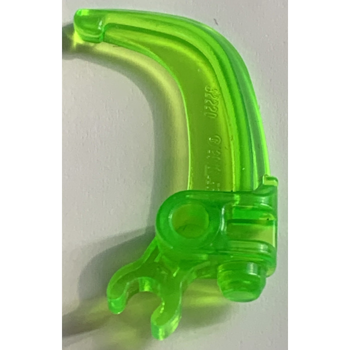 LEGO Transparent Bright Green Claw with Clip (Large) (30945 / 92220 ...