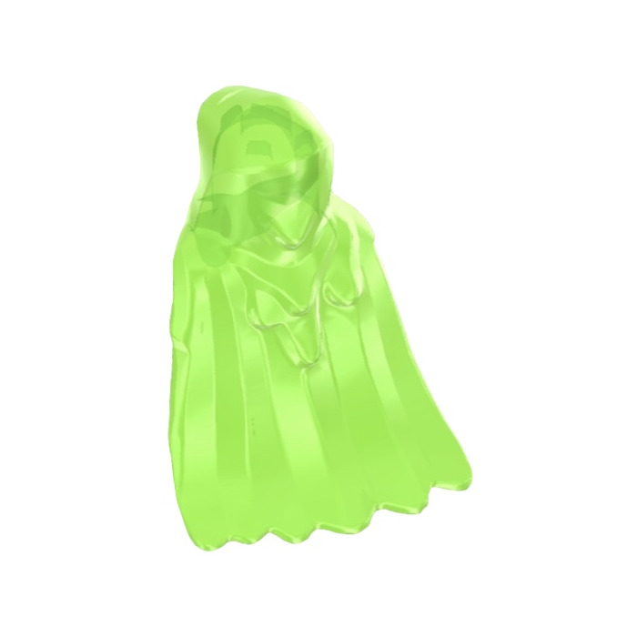LEGO Transparent Bright Green Hood with Cape (7220) | Brick Owl - LEGO ...