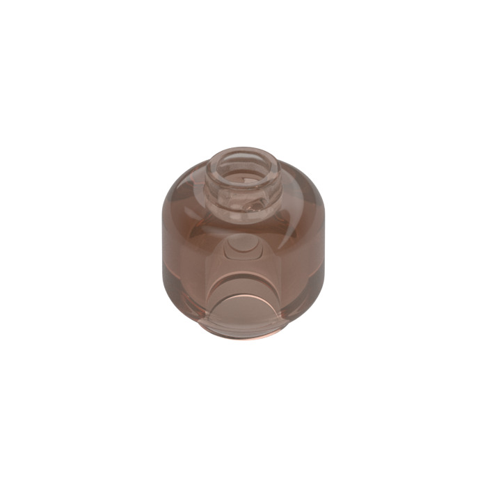 LEGO Transparent Brown Black Minifigure Head (3626 / 88475) | Brick Owl
