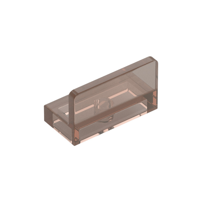 LEGO Transparent Brown Black Panel 1 x 2 x 1 with Square Corners (4865 ...