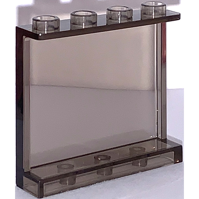 LEGO Transparent Brown Black Panel 1 x 4 x 3 with Side Supports (35323 ...